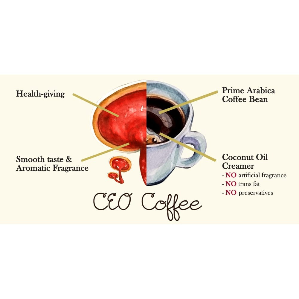 CEO Ling Zhi Healthy Coffee with 100% pure coffee beans. Price ...