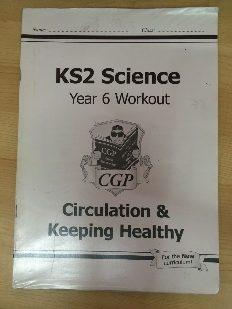 CGP KS2 Science Year 6 Workout Circulation and Keeping Healthy, Hobbies ...