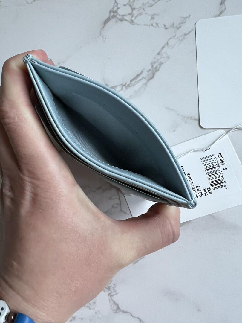 Chanel 22b 19 Light Blue Card Case with Mixed Hardware, Women's Fashion ...