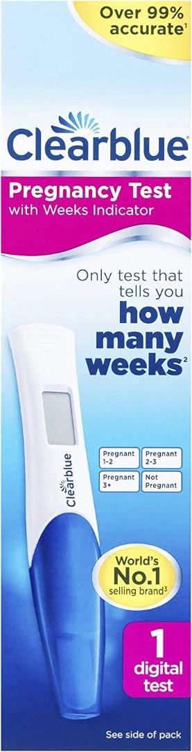 CLEARBLUE Easy Pregnancy Test 1s / CLEARBLUE Plus Pregnancy Test 2s ...