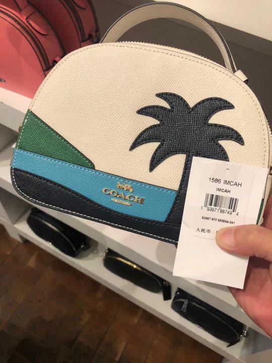 Coach Serena Satchel With Sunset Motif, Luxury, Bags & Wallets on Carousell