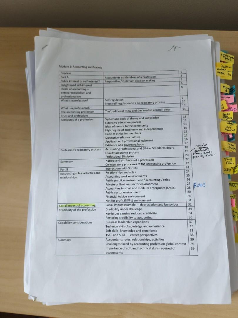 CPA Australia Ethics and Governance Softcopy Notes, Hobbies & Toys ...