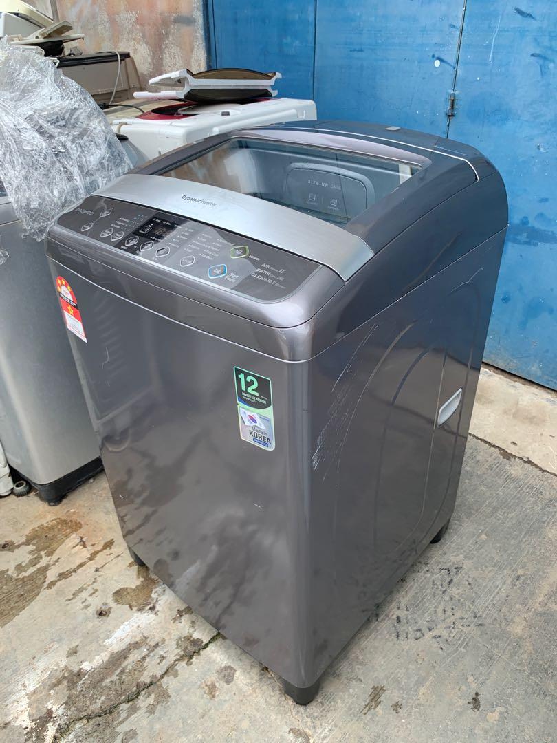daewoo inverter 16kg washing machine, TV & Home Appliances, Washing ...
