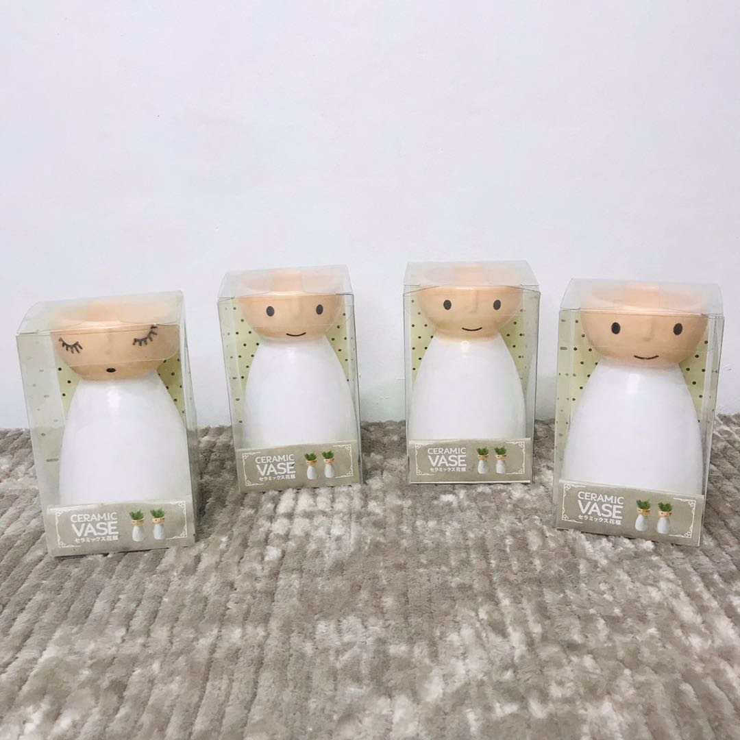 Daiso Japan Ceramic Vase, Furniture & Home Living, Home Decor, Vases ...