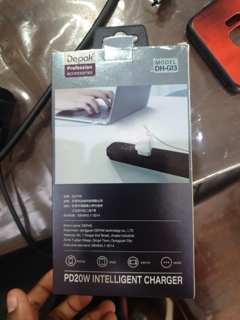 depak pd20w fast charger, Mobile Phones & Gadgets, Mobile & Gadget ...