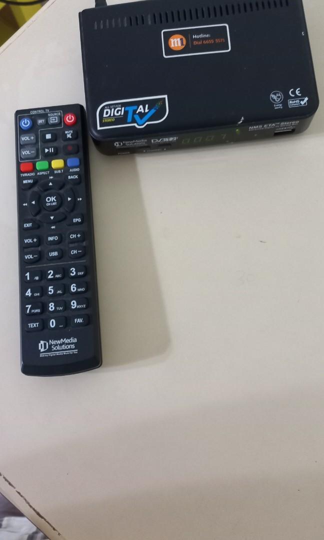 digital tv set up box DV3T2, TV & Home Appliances, TV & Entertainment ...