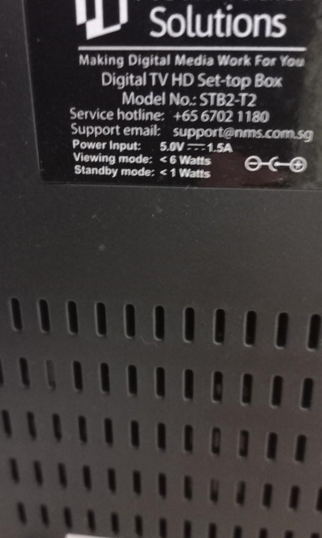 digital tv set up box DV3T2, TV & Home Appliances, TV & Entertainment ...