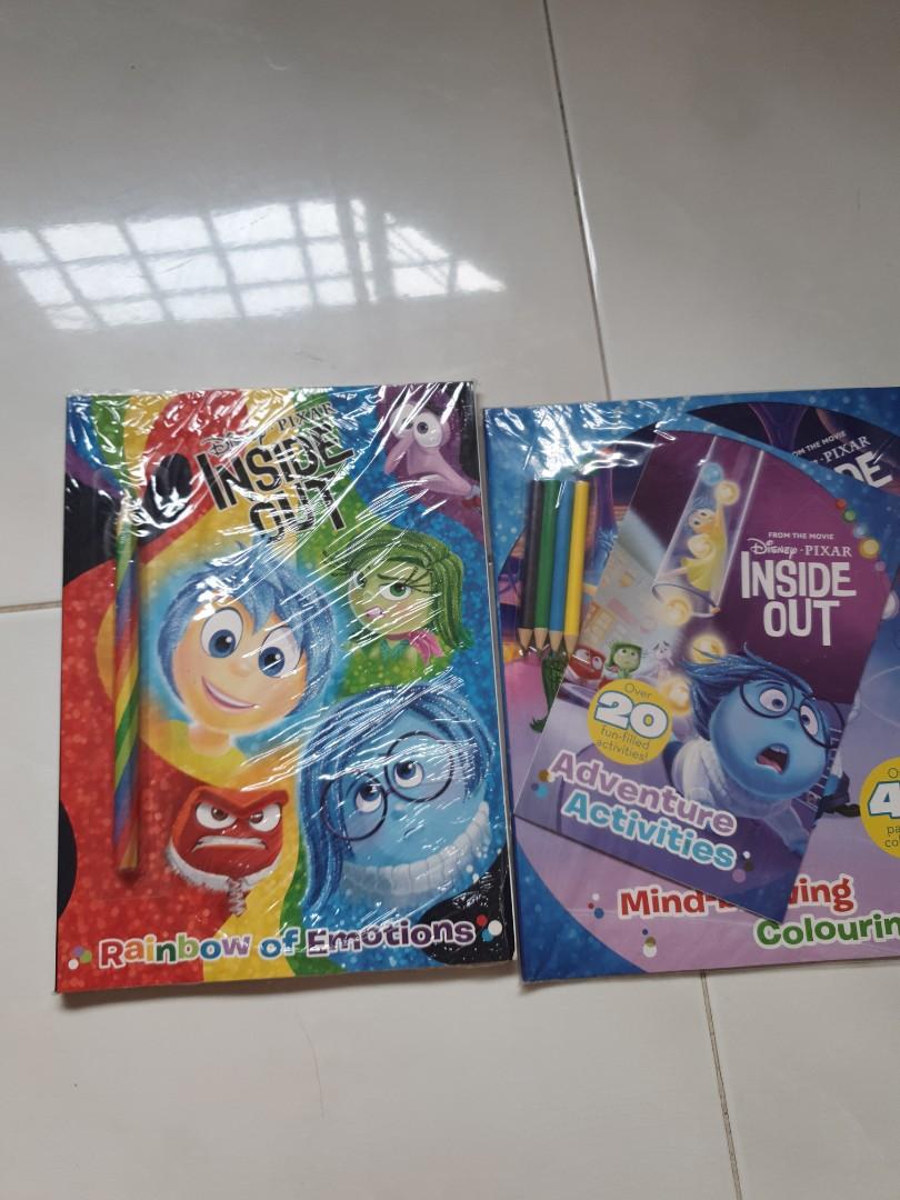 Disney Inside Out colouring activity book, Hobbies & Toys, Books ...