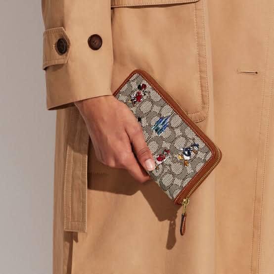 Disney x COACH Walt Disney World Mickey Mouse and Friends Wallet, Women ...