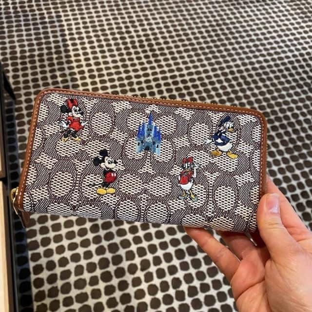 Disney x COACH Walt Disney World Mickey Mouse and Friends Wallet, Women ...