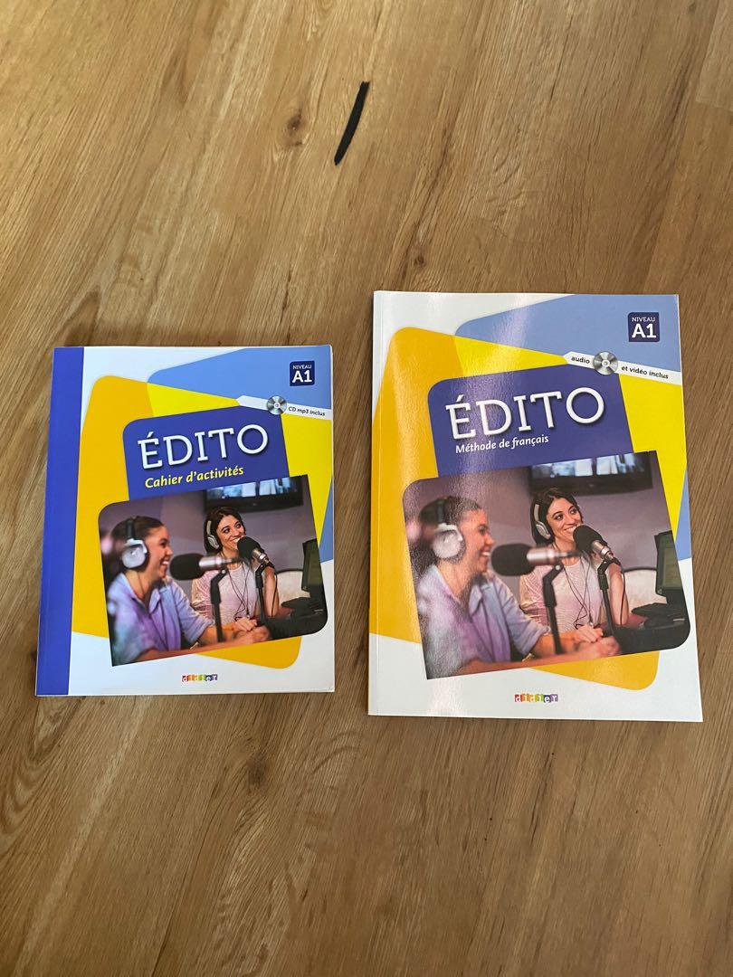 EDITO French Textbook and Workbook - Used Once, Hobbies & Toys, Books ...