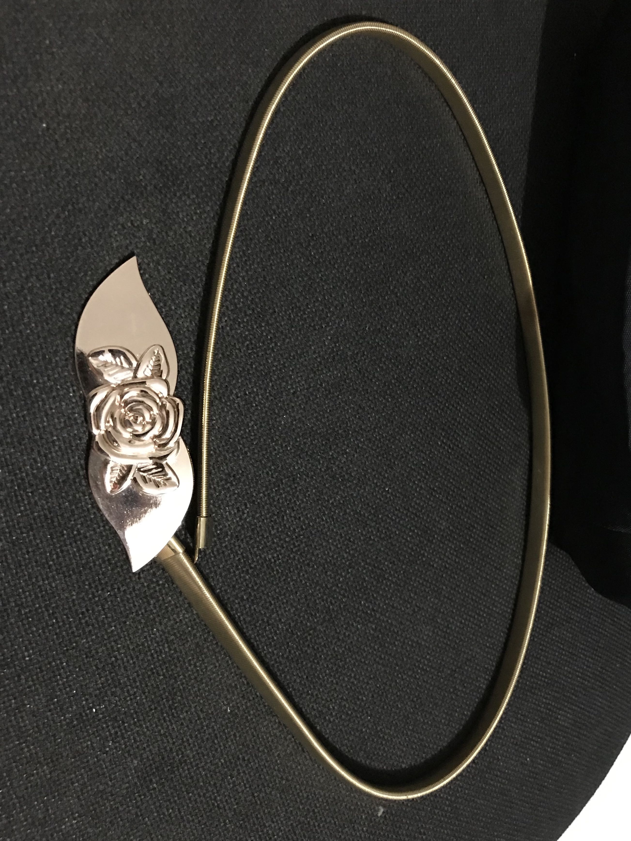 Gold Metal Flower Belt, Women's Fashion, Watches & Accessories, Belts ...