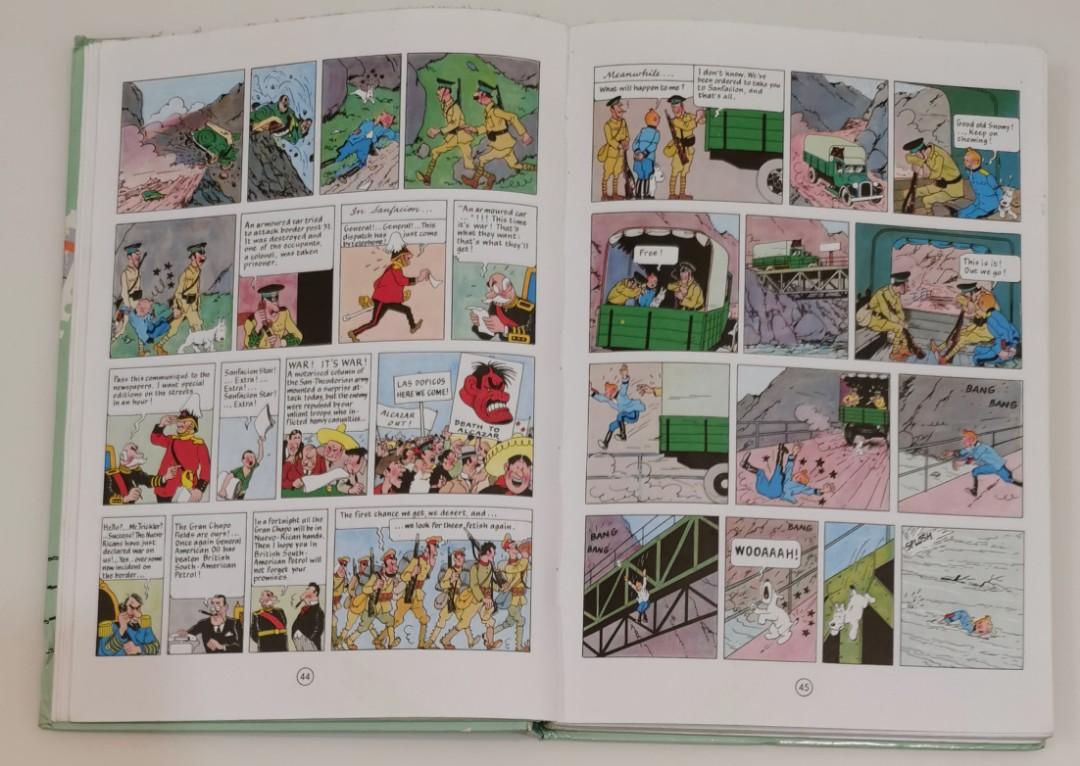 Hardcover. TINTIN (3 COMPLETE ADVENTURES IN 1 VOLUME). VOLUME 1 & 2 ...