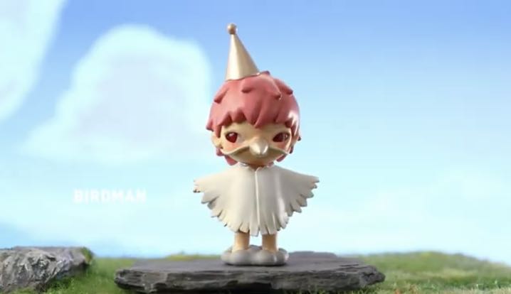 Hirono Birdman little mischief popmart, Hobbies & Toys, Toys & Games on ...