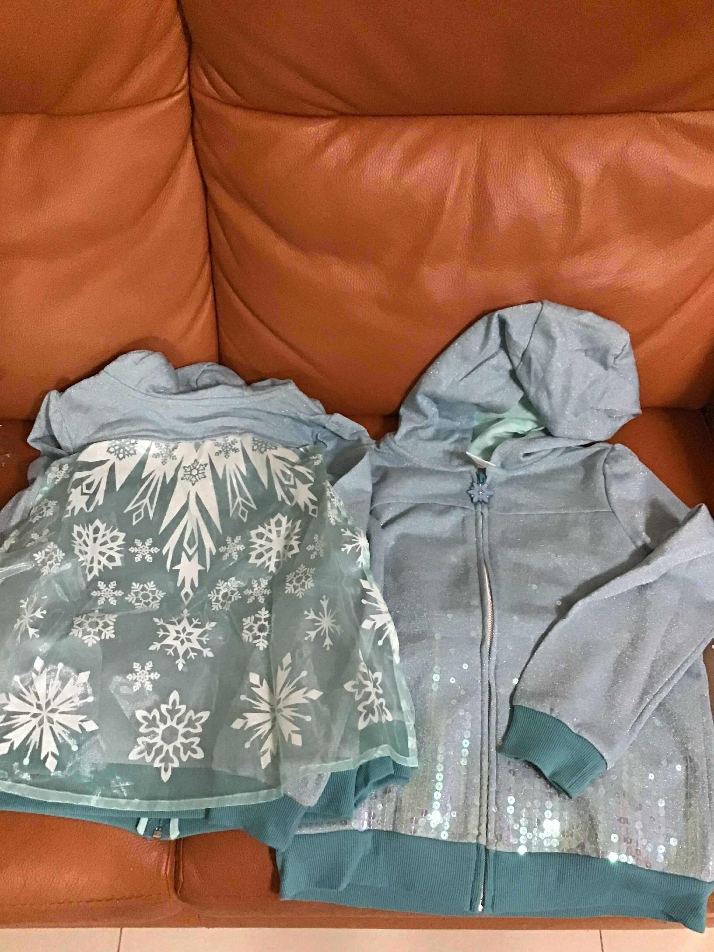 （現貨）Hong Kong Disneyland Frozen Elsa Jacket 迪士尼 冰雪奇緣 魔雪奇緣 愛莎 Elsa 外套 背後 ...