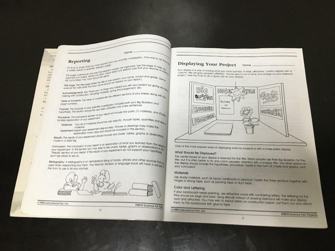 How to do Science Experiments with Children w/ Free Science Fair Book ...