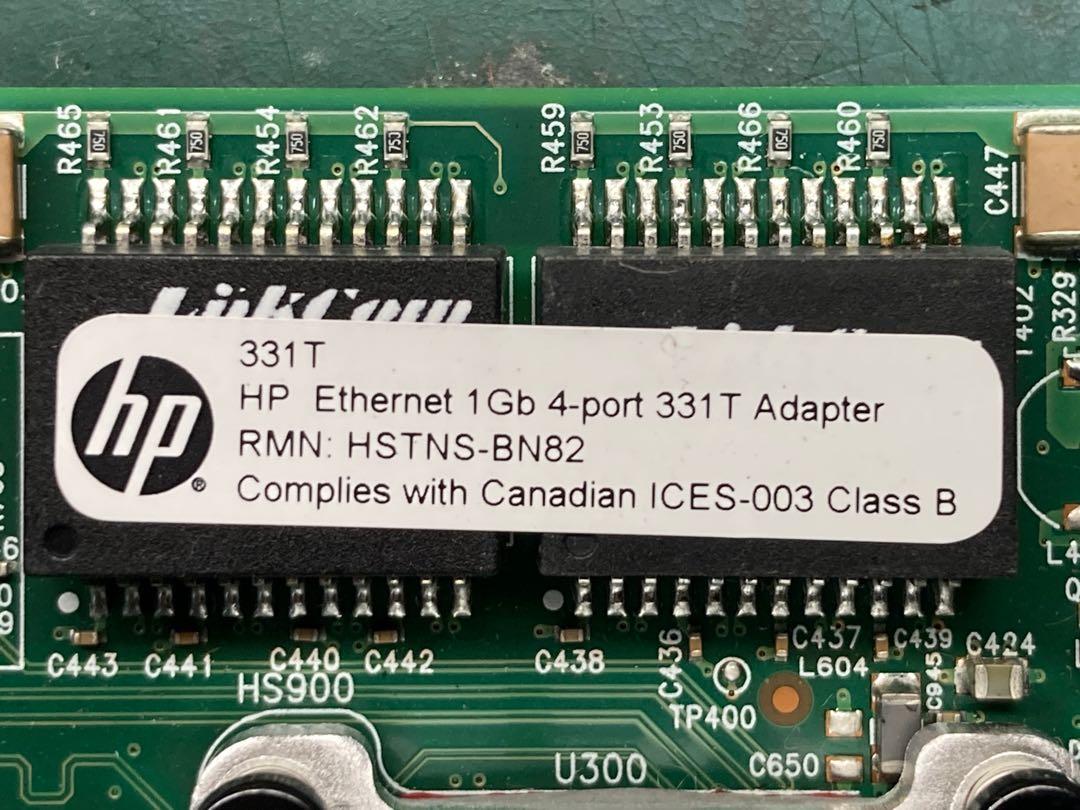 HP Ethernet 1Gx4port 331T Adapter Sp:649871-001, 電腦＆科技, 桌上電腦 - Carousell