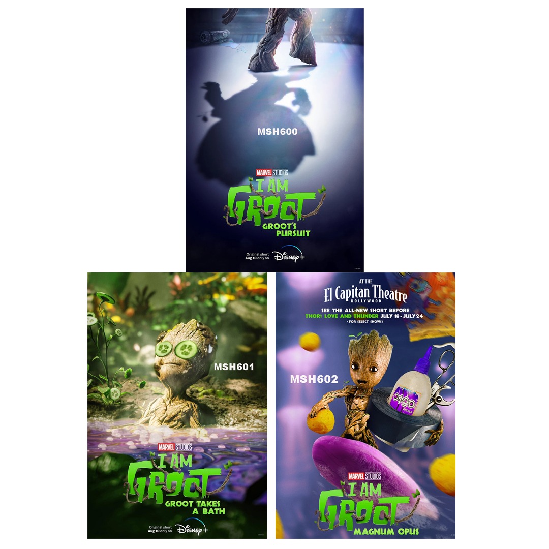 I AM GROOT POSTERS (PART 2) GUARDIANS OF THE GALAXY, Hobbies & Toys ...