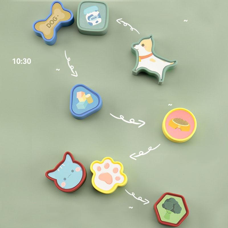 [iDS] Shape Matching Plastic Pet House Toy Geometry Cognitive Game ...