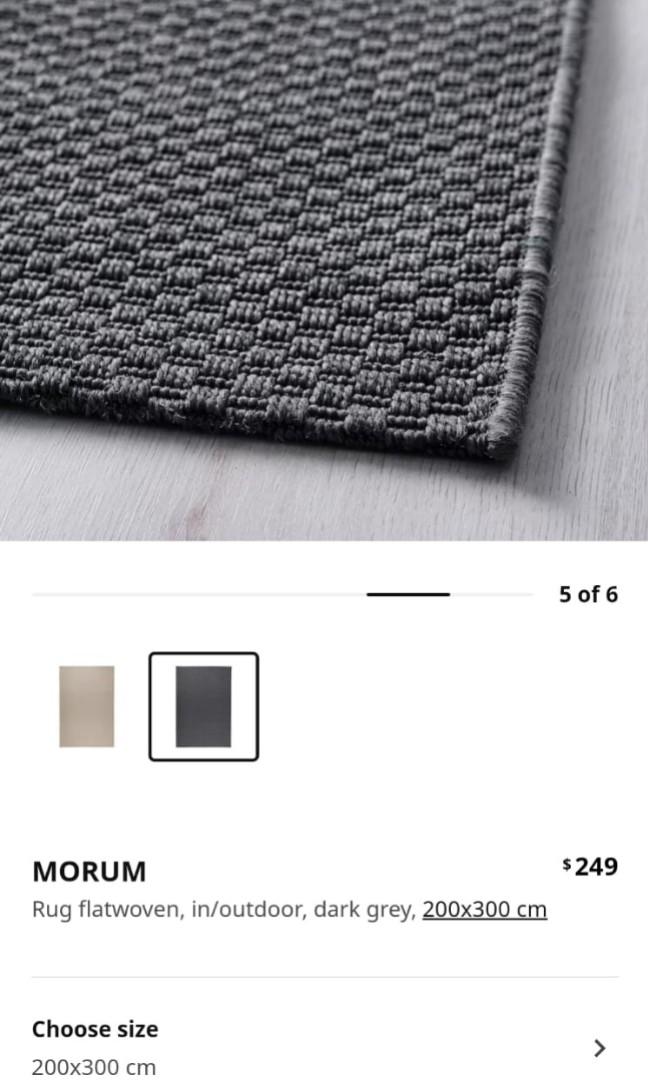 IKEA MORUM carpet 2x3m, Furniture & Home Living, Furniture, Other Home ...