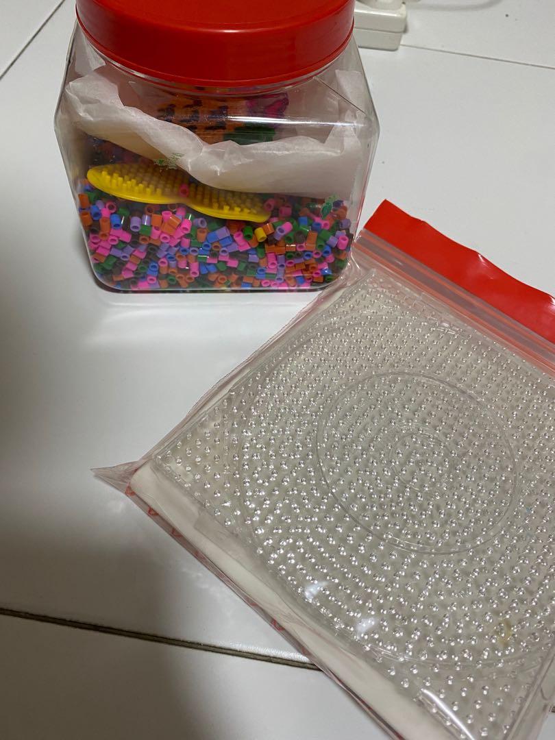 IKEA PYSSLA BEADS and 6 stencils, Hobbies & Toys, Stationery & Craft ...