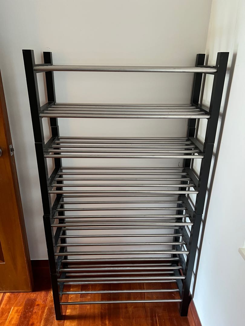 Ikea Tjusig shoe rack (x4), 傢俬＆家居, 傢俬, 書櫃、櫃子及架 - Carousell