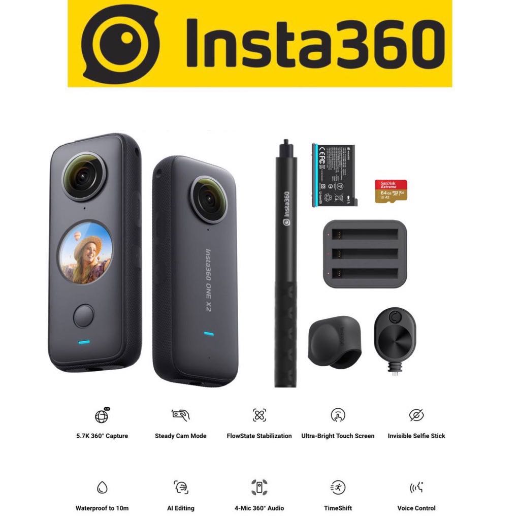 Insta360 ONE X2 -100% Authentic with 1 year local manufacturer warranty ...