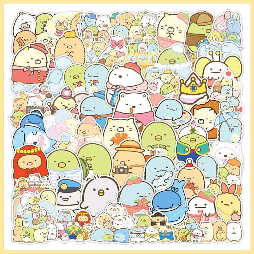Sumikko Gurashi San X Waterproof Anime Manga Sanrio Stickers 10pcs