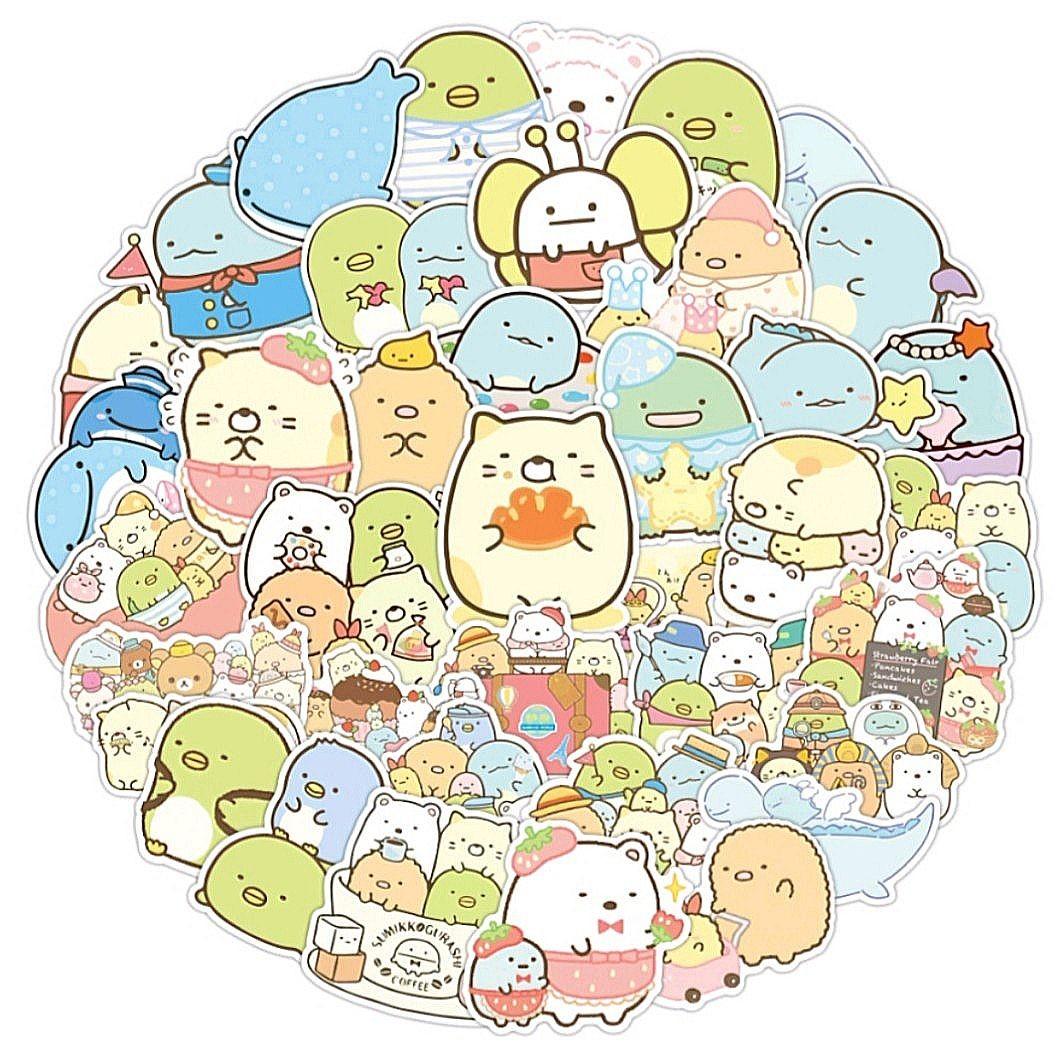 Sumikko Gurashi San X Waterproof Anime Manga Sanrio Stickers 10pcs