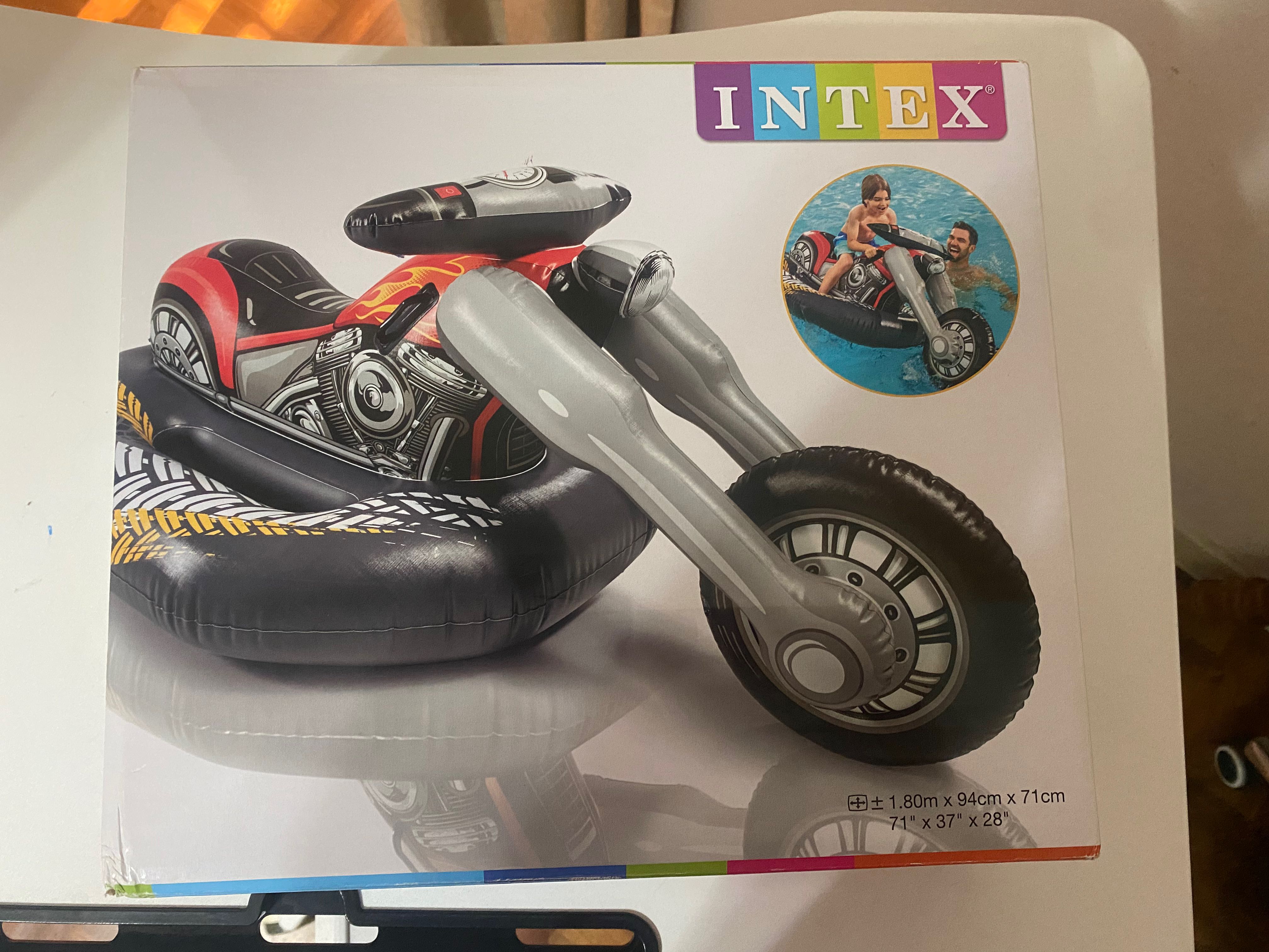 Intex inflatable motorcycle BNIB, Hobbies & Toys, Toys & Games on Carousell
