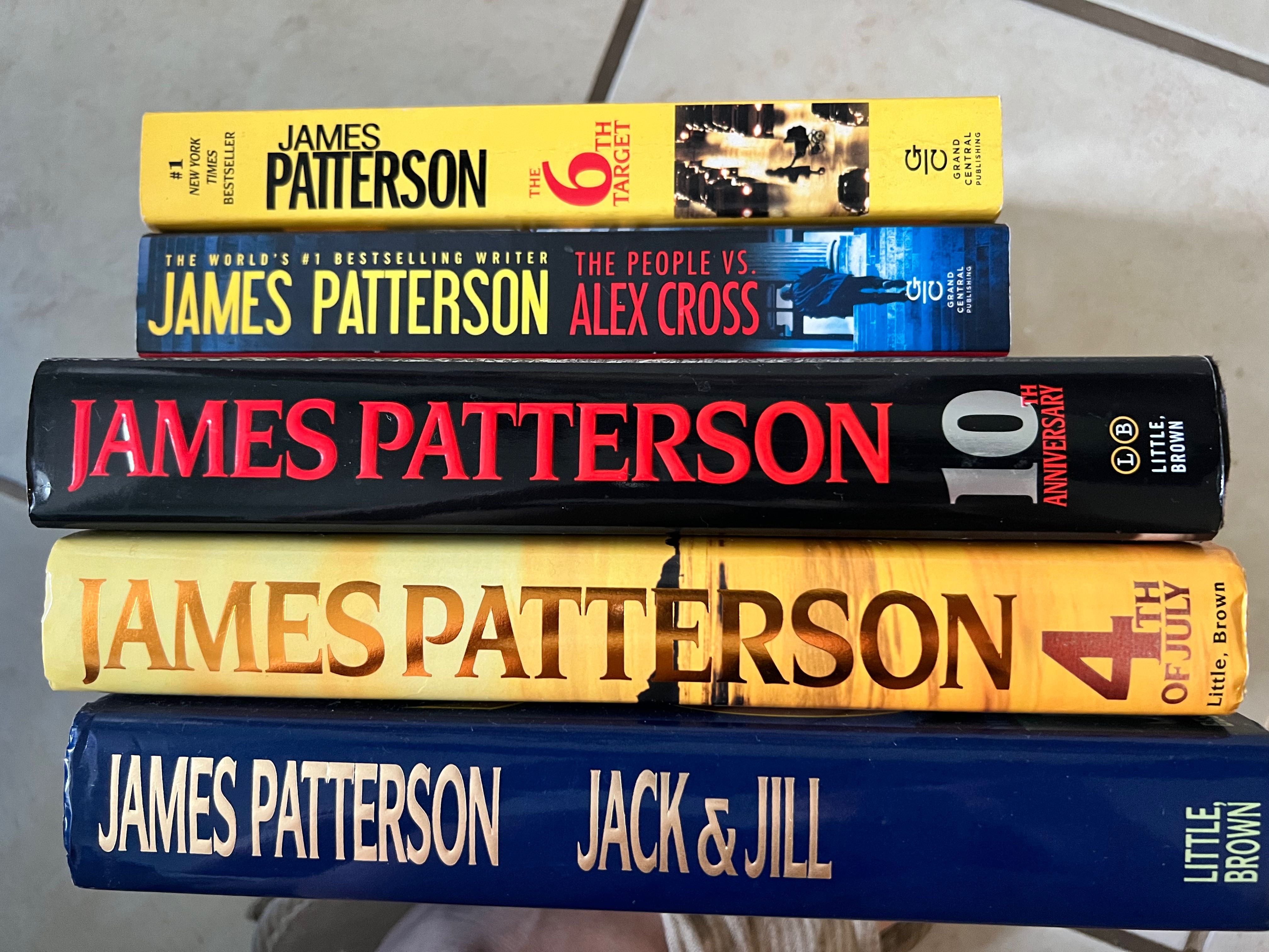 JAMES PATTERSON BOOKS, Hobbies & Toys, Books & Magazines, Fiction & Non ...