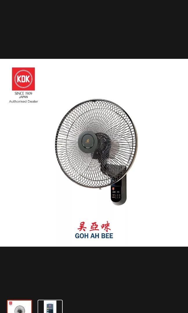 Kdk wall mount fan, Furniture & Home Living, Lighting & Fans, Fans on ...