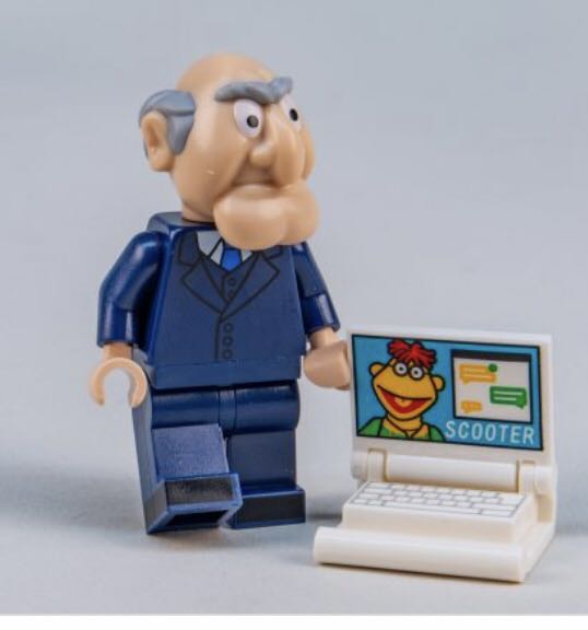 LEGO Minifigures Muppets Statler, Hobbies & Toys, Toys & Games on Carousell