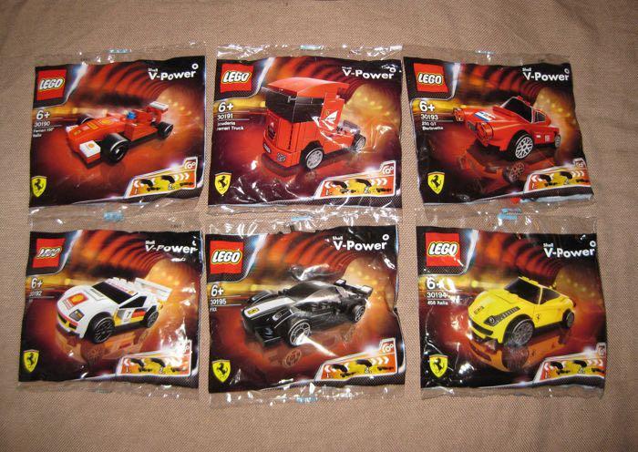 LEGO x Ferrari X Shell 30190-30196 whole set, 興趣及遊戲, 玩具 & 遊戲類 - Carousell