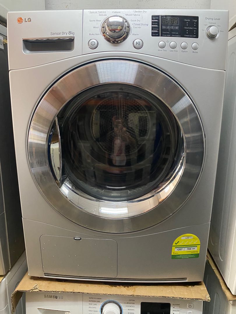LG 8KG Sensor Dry Condenser Dryer, TV & Home Appliances, Washing ...