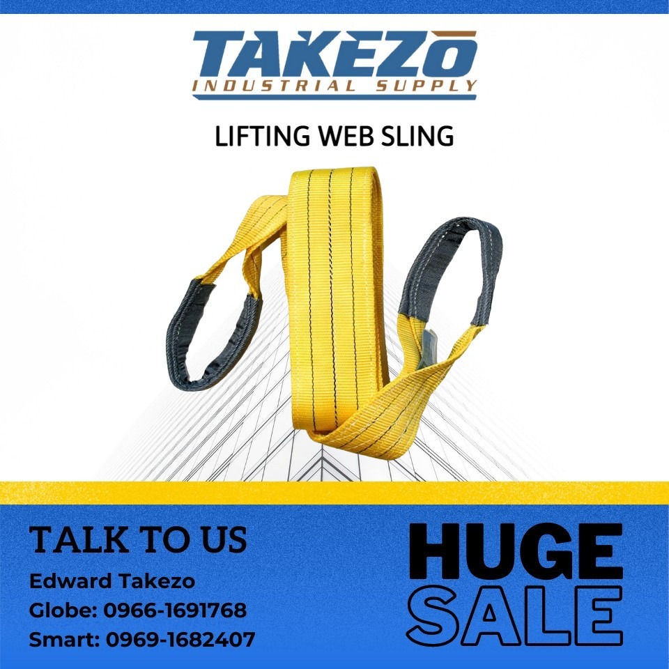 Lifting Web Sling (Polyester), Commercial & Industrial, Industrial ...