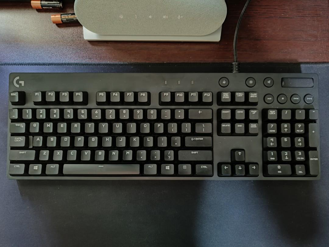 Logitech G610 gaming mechanical keyboard, Computers & Tech, Parts ...