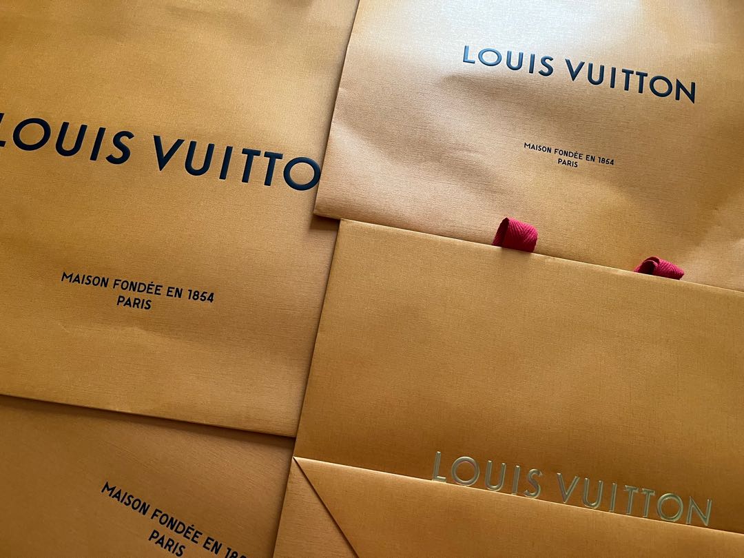 LV Paper bags(assorted sizes), Everything Else on Carousell