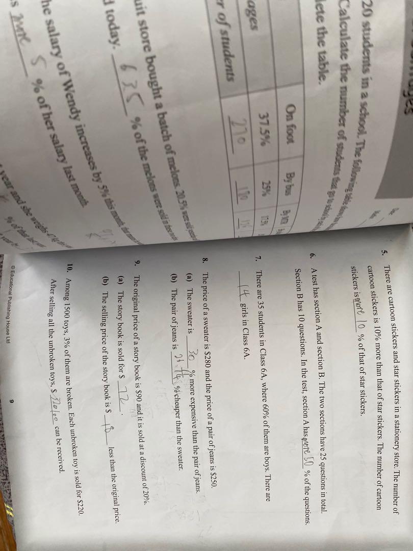 Maths Exercise mathematics in focus summer holiday mathematics workbook ...