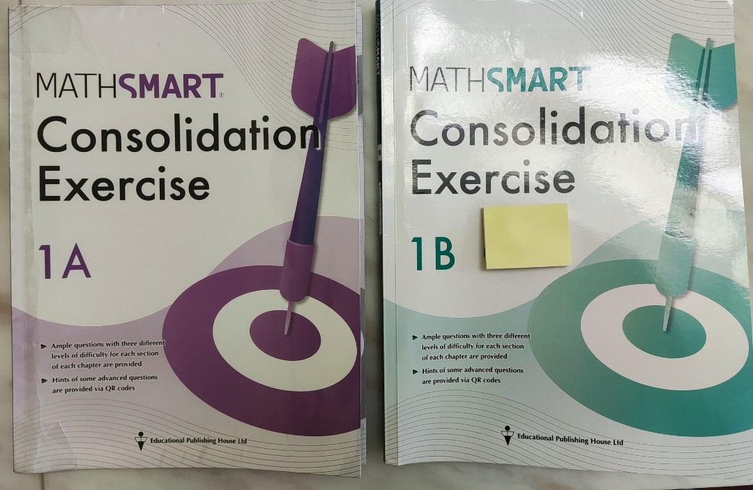 MathSmart Consolidation Exercise 1A 1B, 興趣及遊戲, 書本 & 文具, 教科書 - Carousell