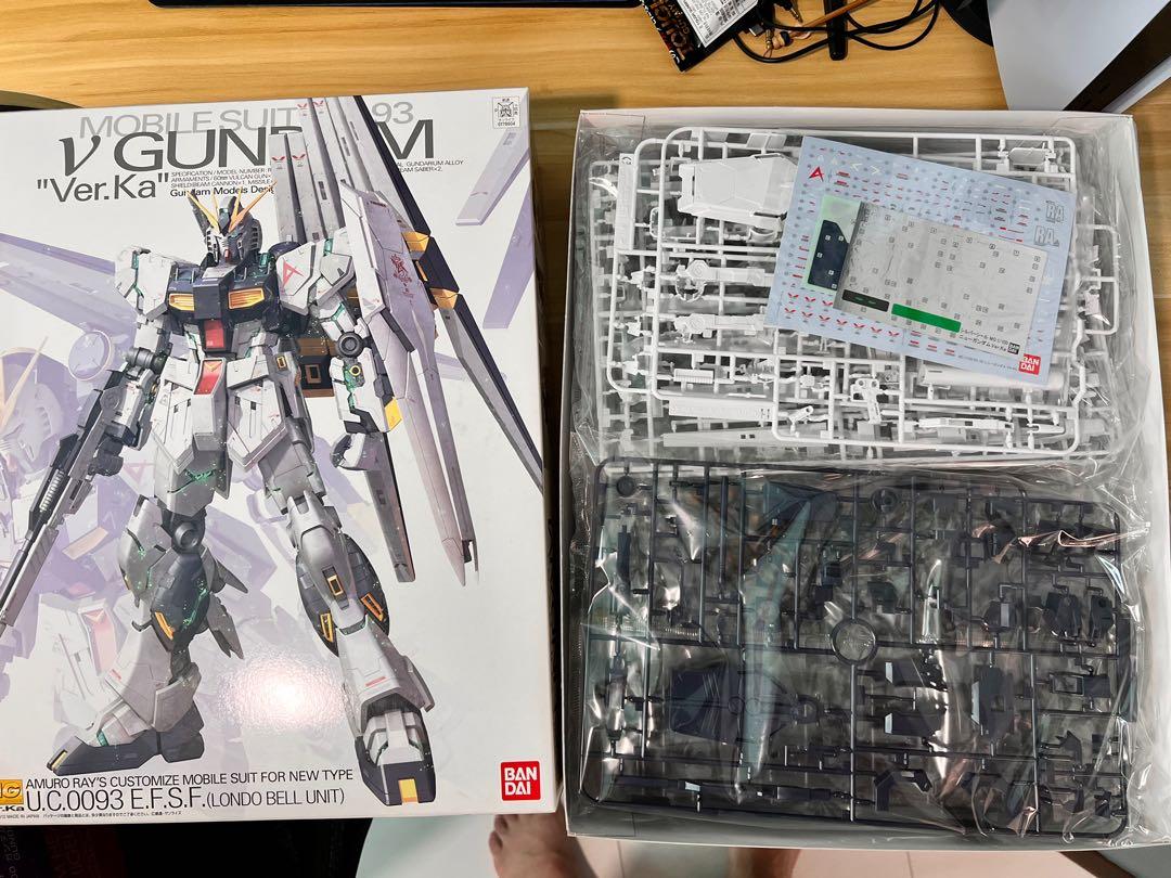 MG 1/100 Nu Gundam ver.ka, Hobbies & Toys, Toys & Games on Carousell