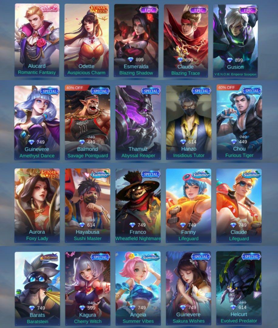 MLBB Account - Exclusive Streamer Borders (Mobile Legends Bang Bang Acc ...