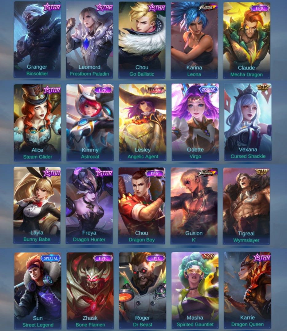 MLBB Account - Exclusive Streamer Borders (Mobile Legends Bang Bang Acc ...