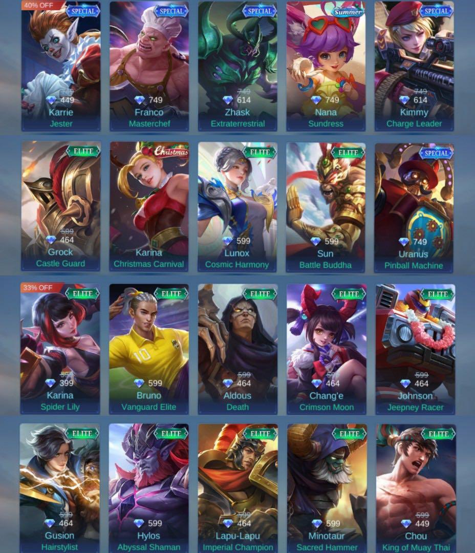 MLBB Account - Exclusive Streamer Borders (Mobile Legends Bang Bang Acc ...