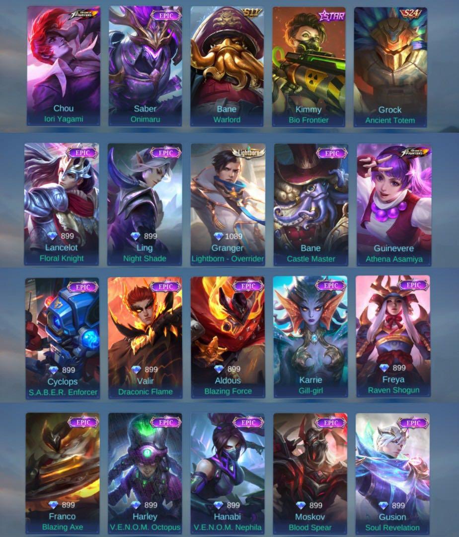 MLBB Account - Exclusive Streamer Borders (Mobile Legends Bang Bang Acc ...