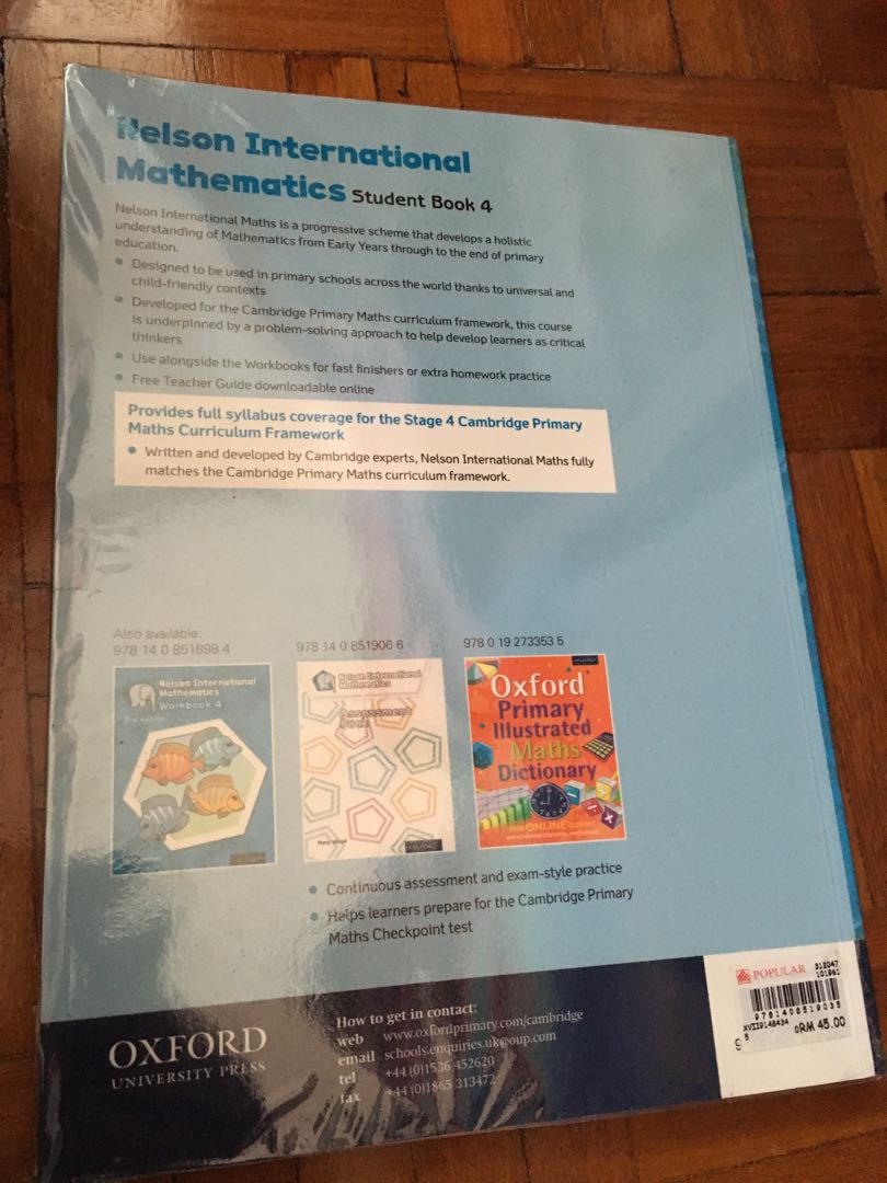 Nelson International Mathematics Student Book 4, Hobbies & Toys, Books ...