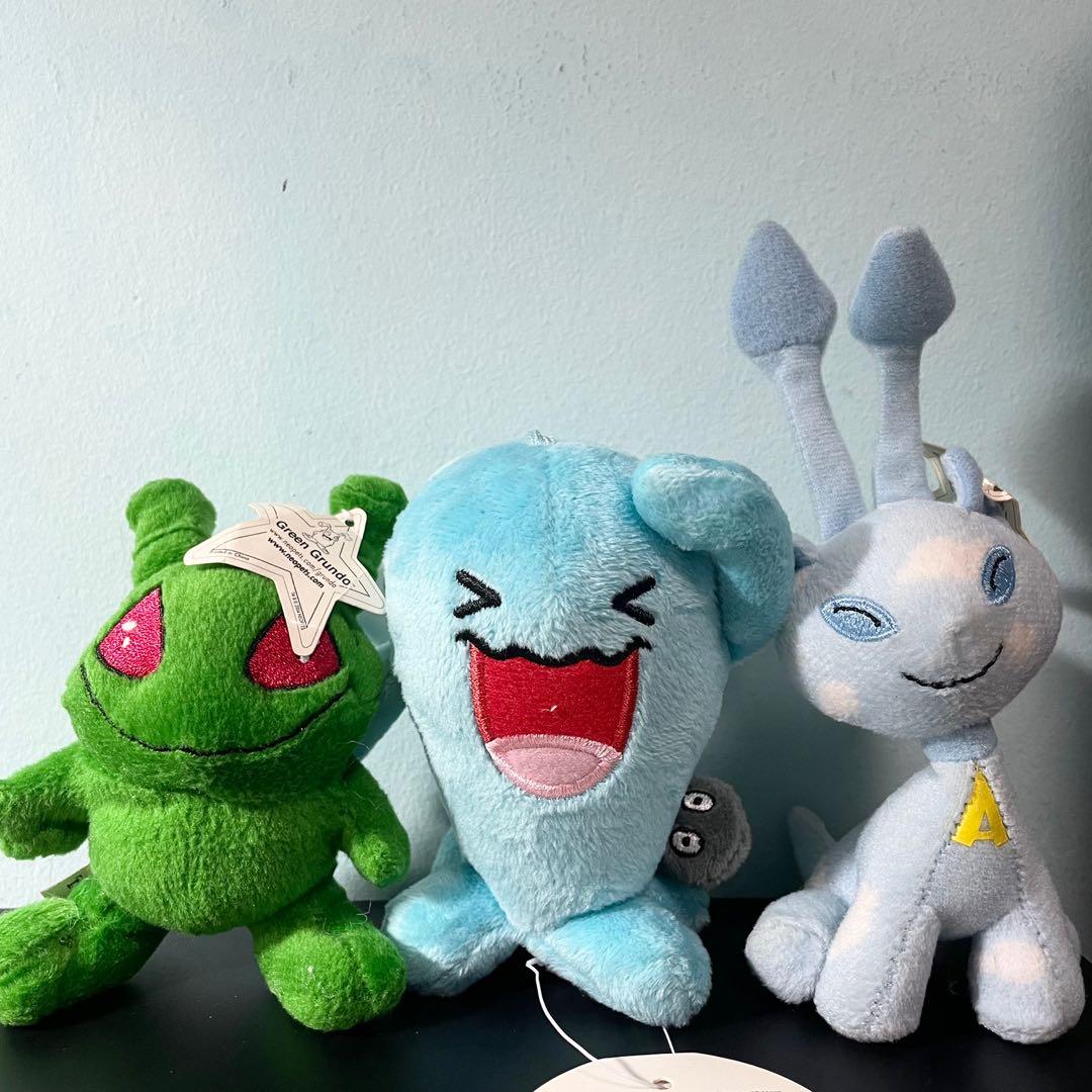 Neopets pokemon soft toys plushie children kids game toy green aisha ...
