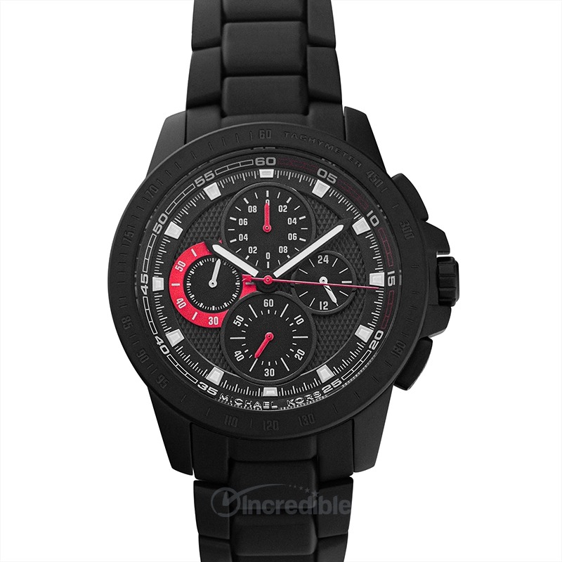 [NEW] Michael Kors collectionName Quartz Black Dial Stainless Steel Men ...