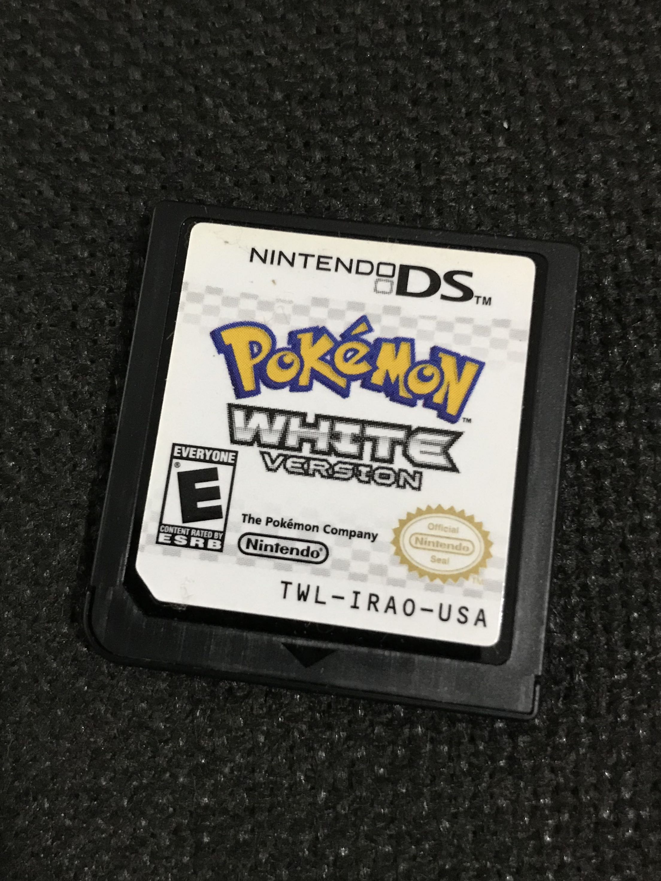 Nintendo DS Pokemon White Version, Video Gaming, Video Games, Nintendo ...