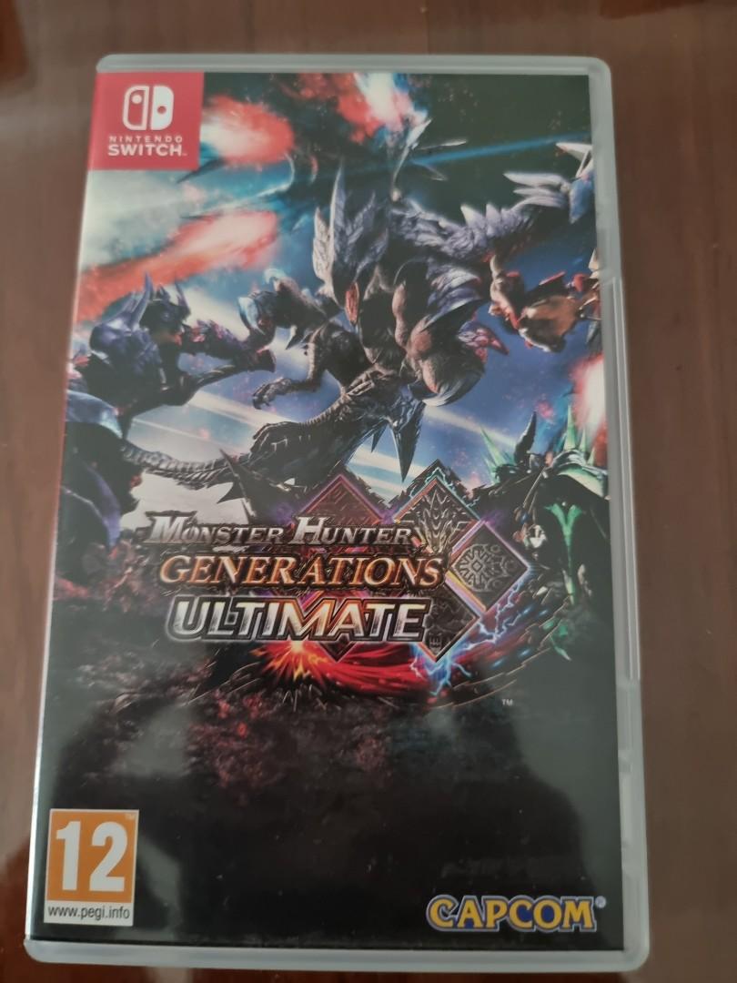Nintendo Switch Monster Hunter Generations Ultimate, Video Gaming ...